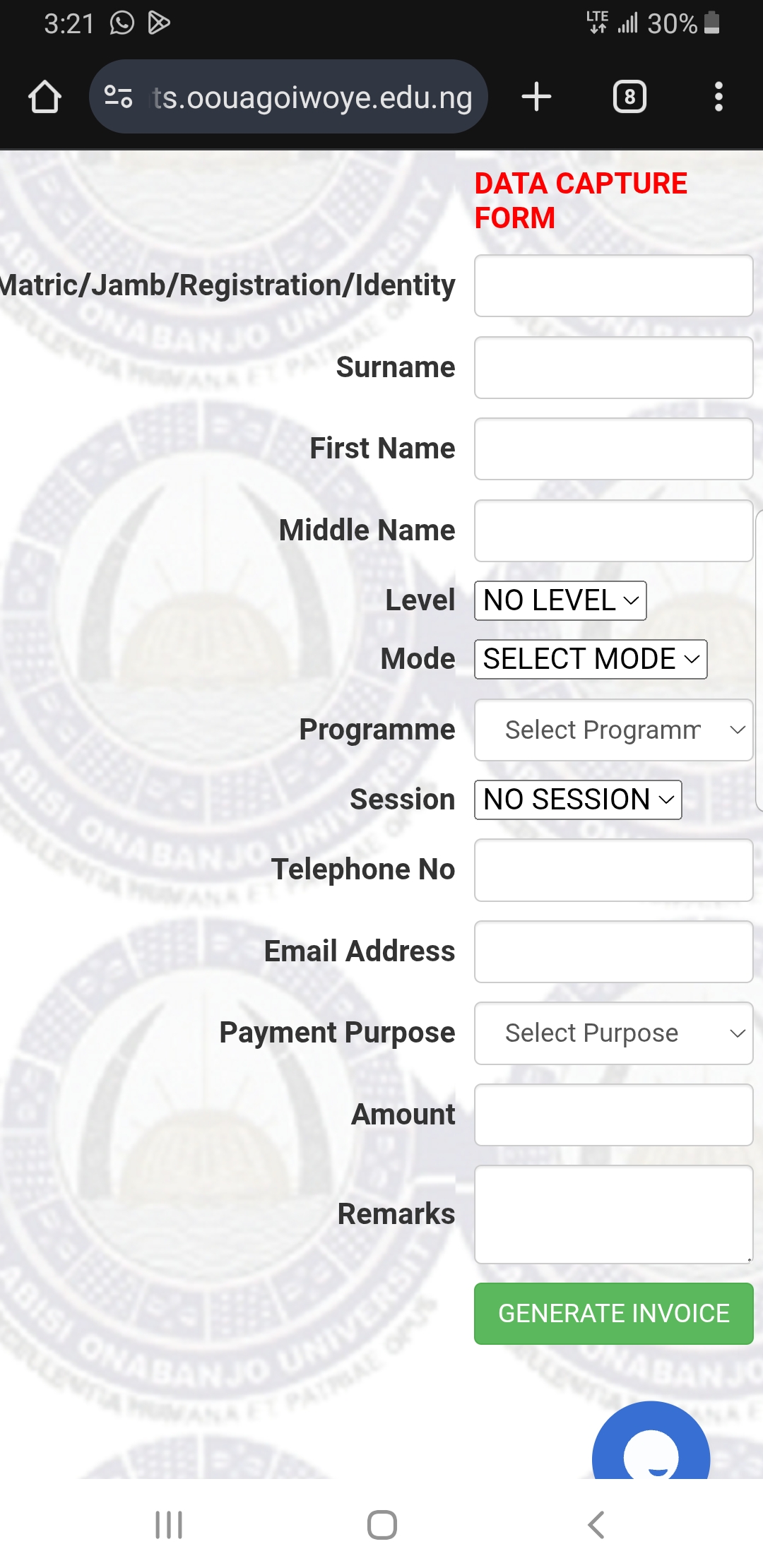 Olabisi Onabanjo University(OOU) School Fees for all Courses 2025/2026 ...